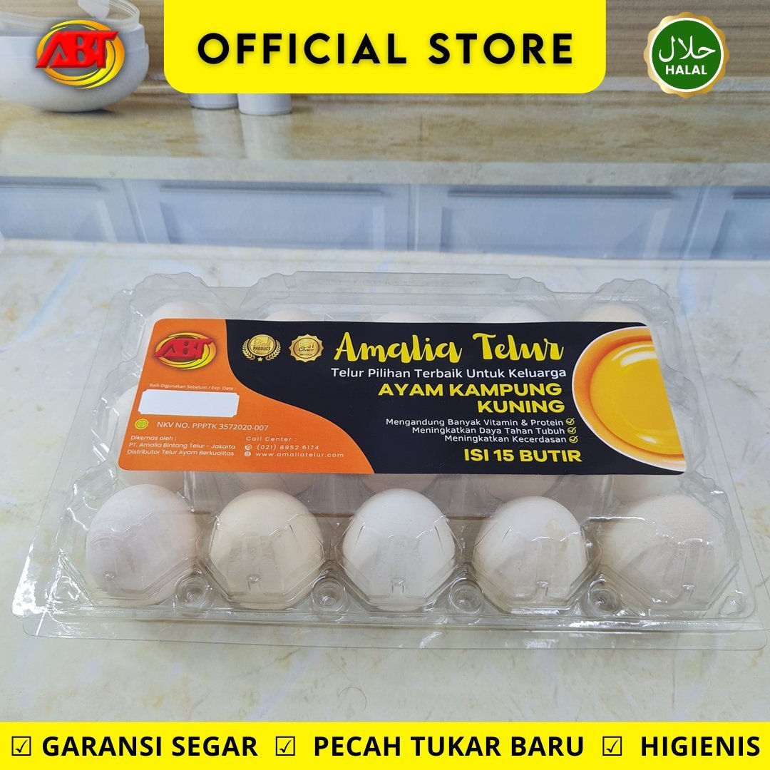 15 Butir – Telur Ayam Kampung Isi Kuning PREMIUM Garansi Segar - PT ...